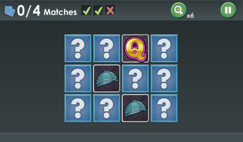 Memory Match: Reggae Sherlock Holmes - App on Amazon Appstore