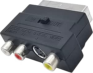 Amazon.co.jp: SCART Converter Plug Connector 21P Adapter SCART to 3RCA ...