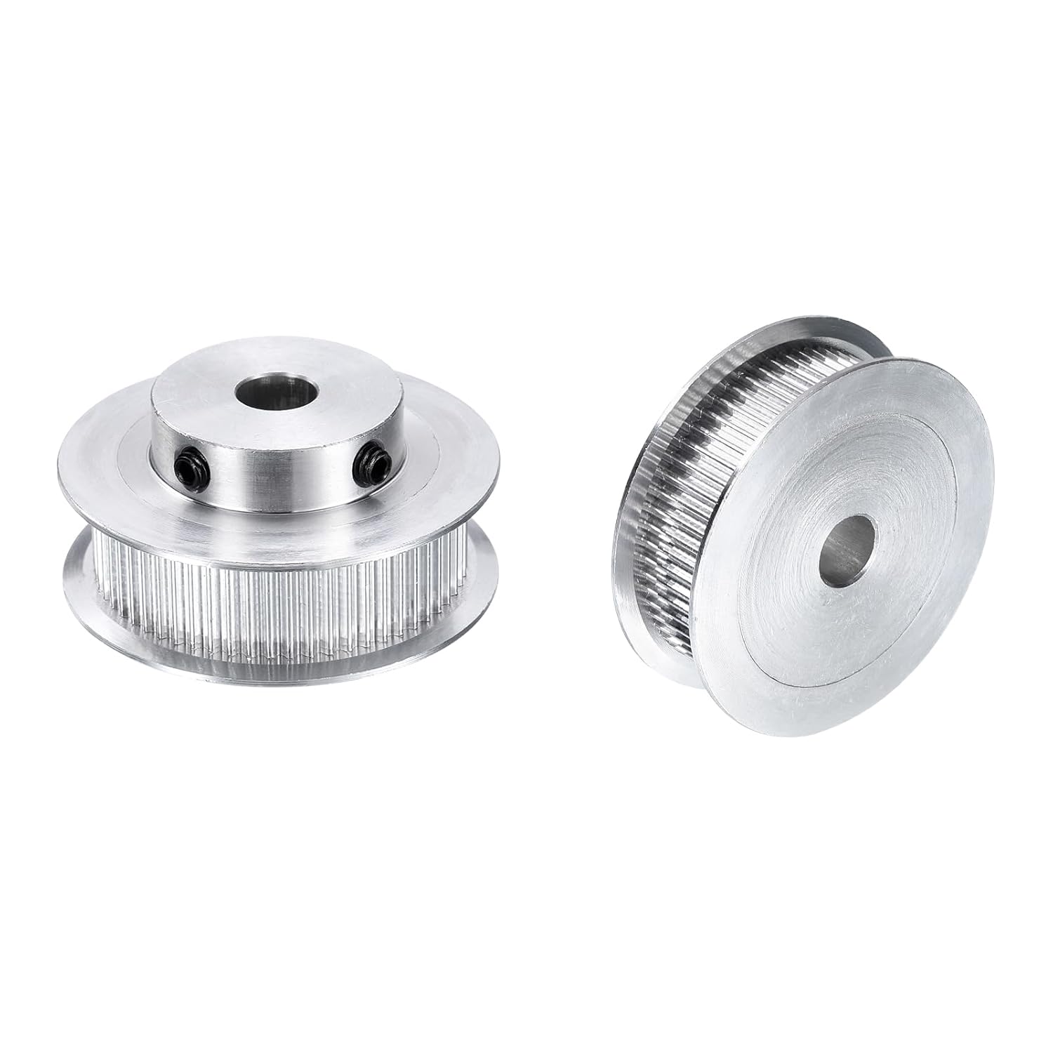 uxcell 2pcs GT-2 60T Pulley Synchronous Wheel 8mm Bore, Aluminum Timing ...