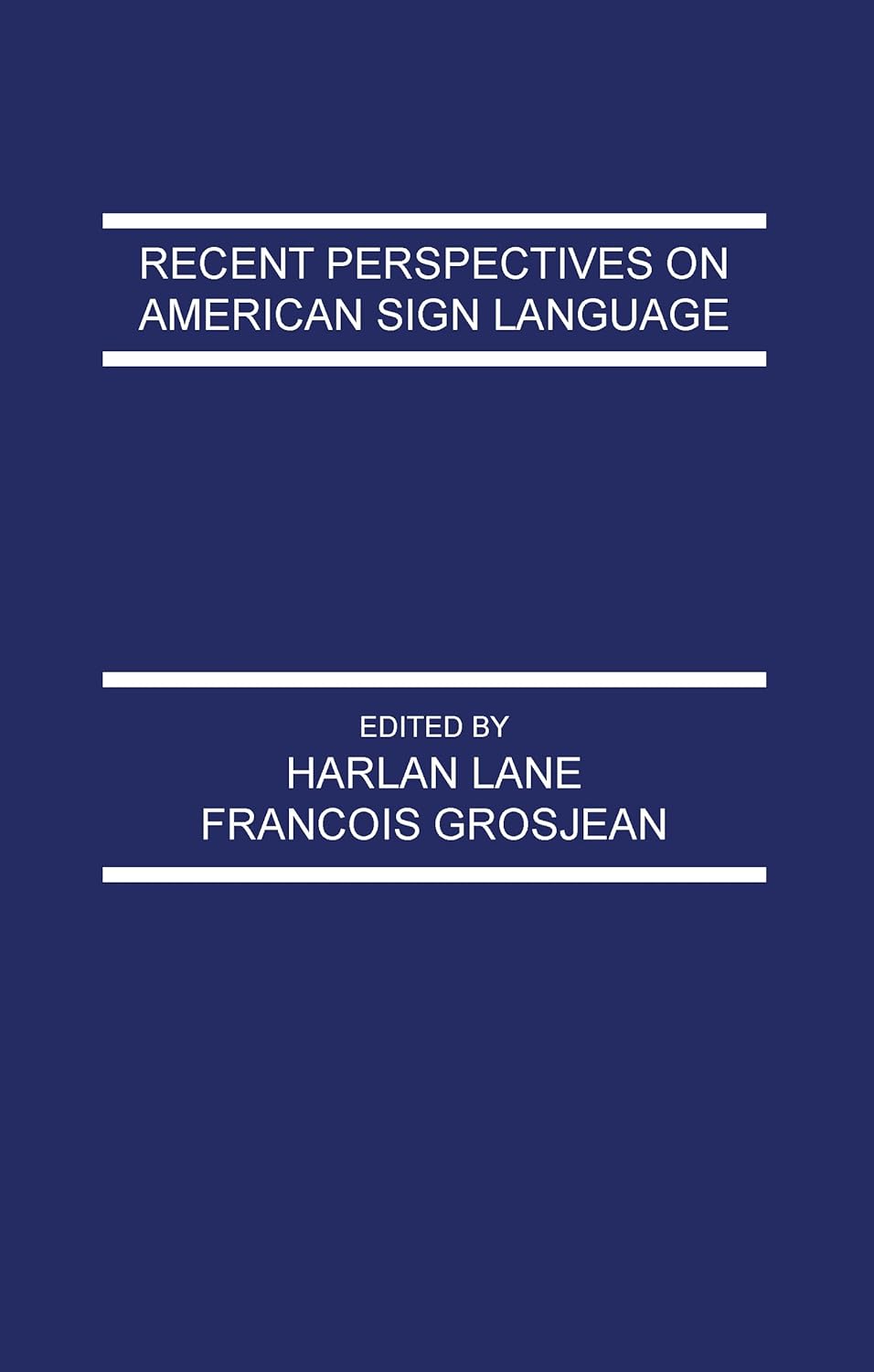 Amazon.com: Recent Perspectives on American Sign Language ...