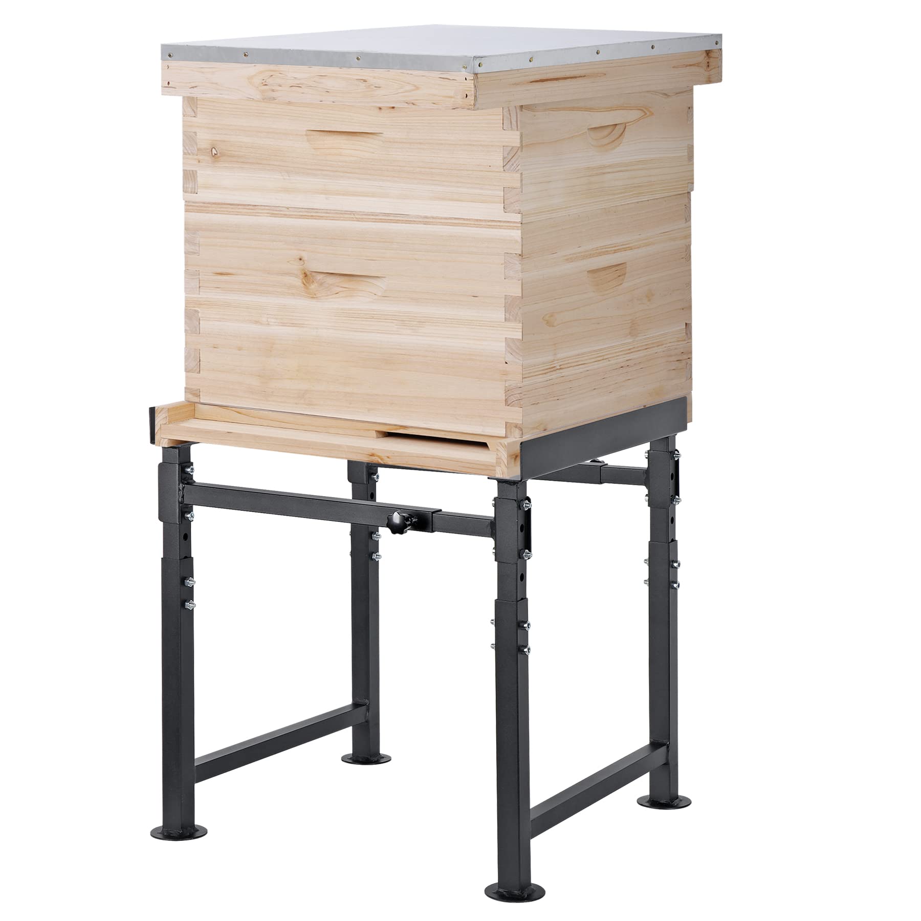 Neorexon Adjustable Metal Hive Stand - 2Pack, Sturdy Beehive Stand ...