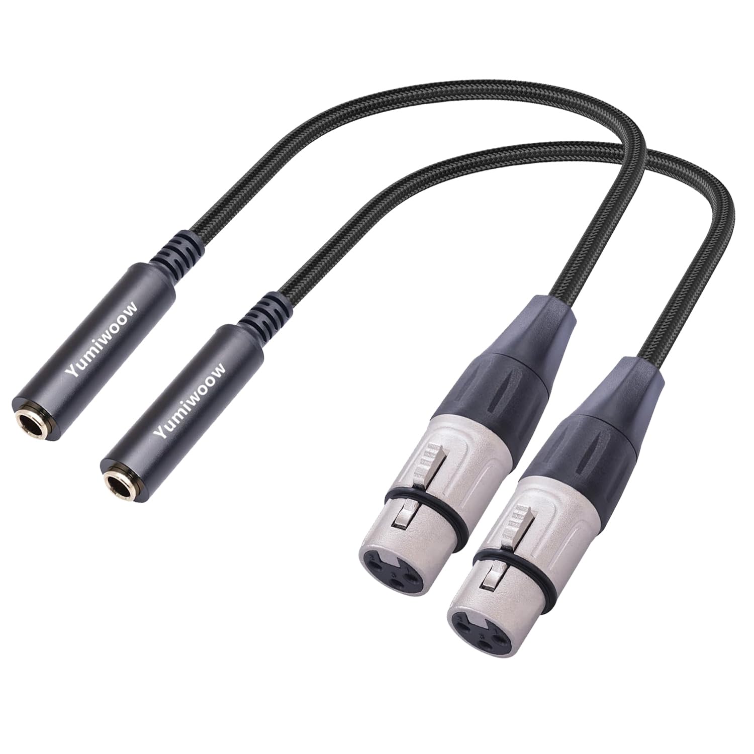 Amazon.com: Yumiwoow XLR Female to 1/4"" Female Cable, 3 Pin Female to ...