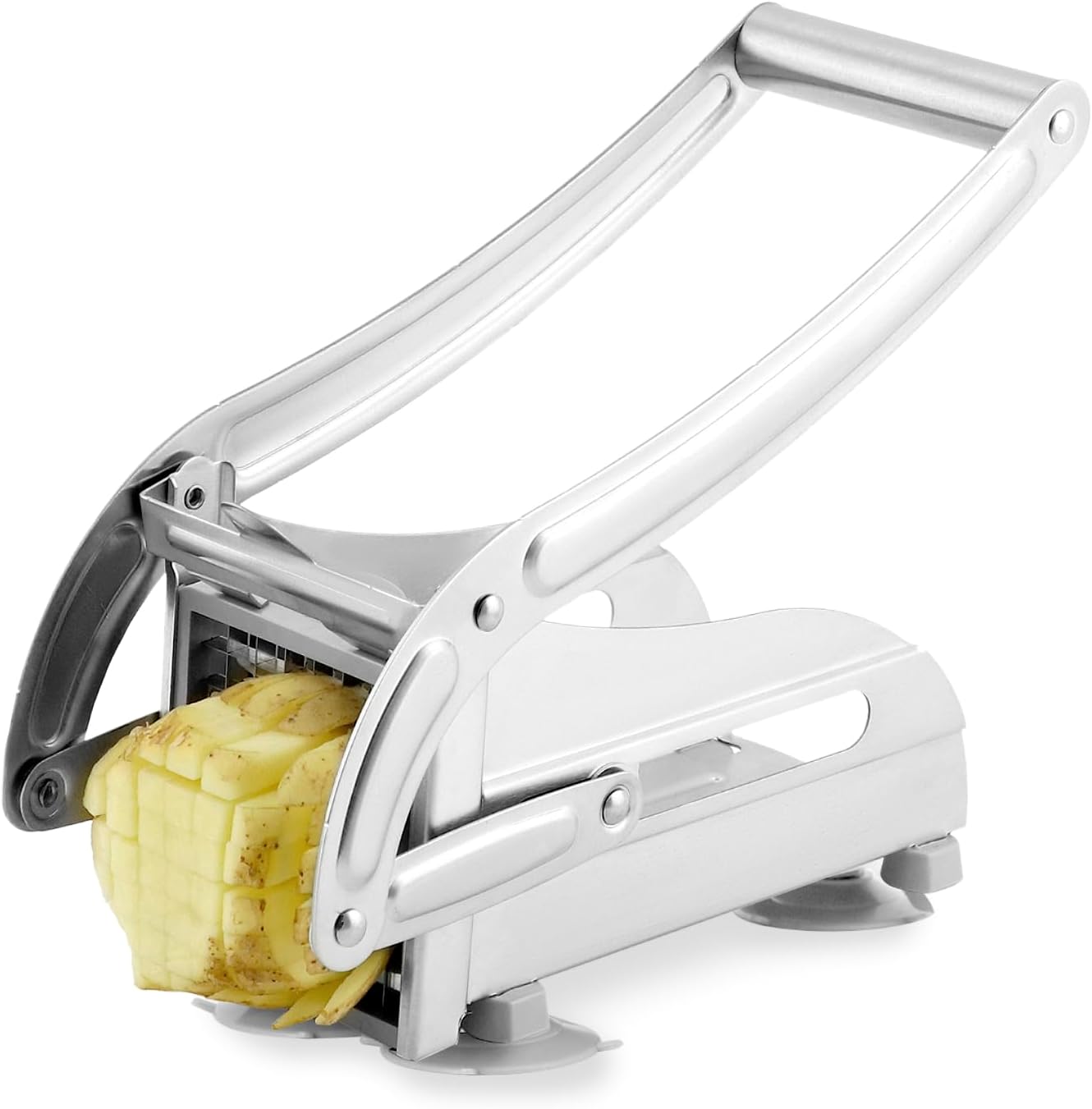 Amazon.com: QWORK Stainless Steel Potato Cutter, Vegetable Cutter ...