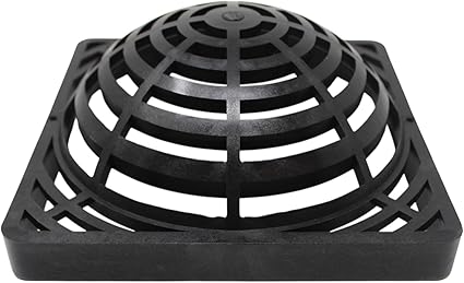 Amazon.com: 9" Outdoor Square Dome Atrium Grate Drain Cover 0903SDG ...