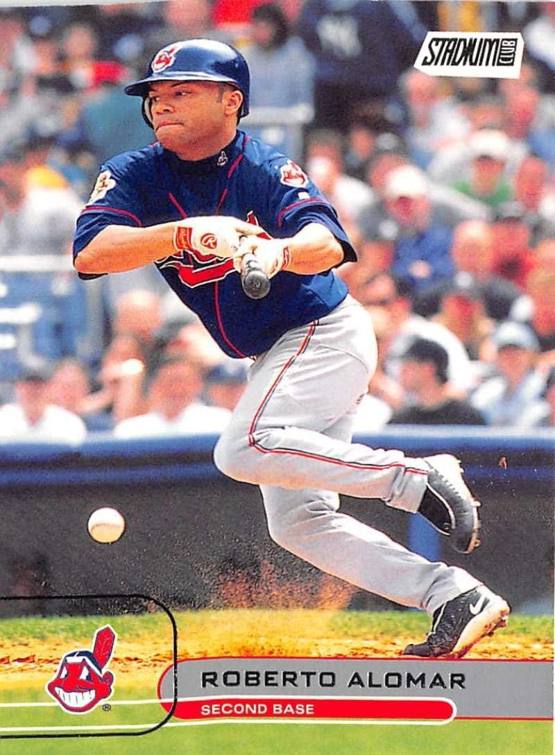 Amazon.com: 2002 Stadium Club #4 Roberto Alomar NM-MT Indians ...