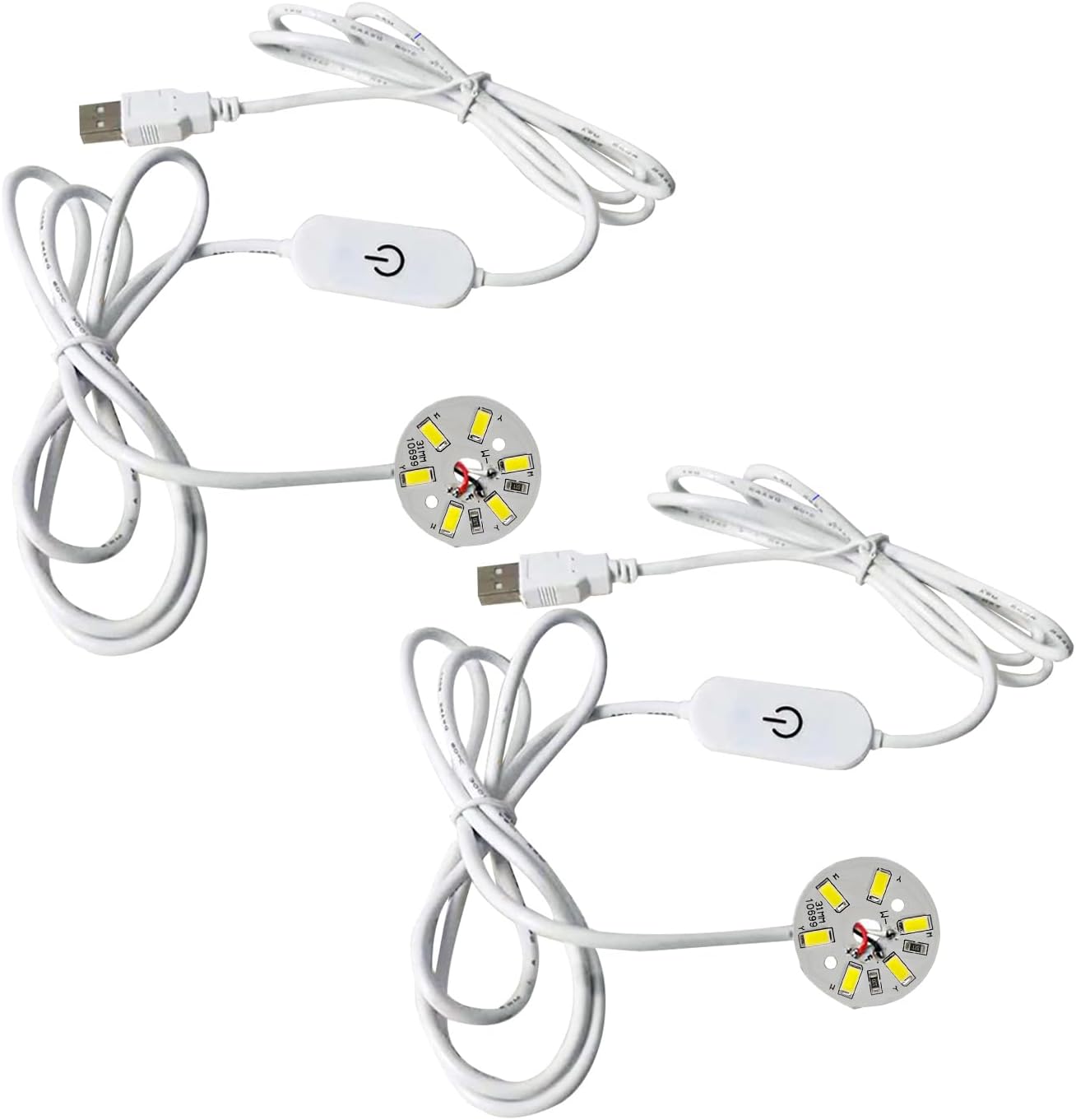 niccryle LED Chip Bulb DC5V 1.5m USB Line Dimming Controller for Camper ...