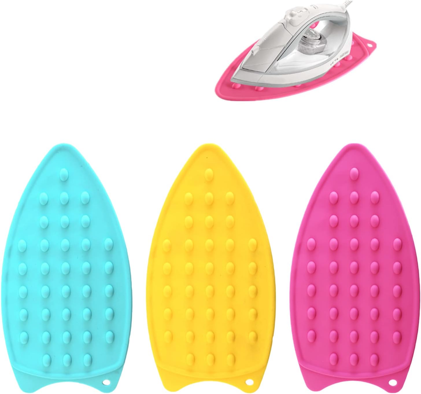 Amazon.com: 3PCS Silicone Iron Rest Pad for Ironing Board Heat,Thicker ...