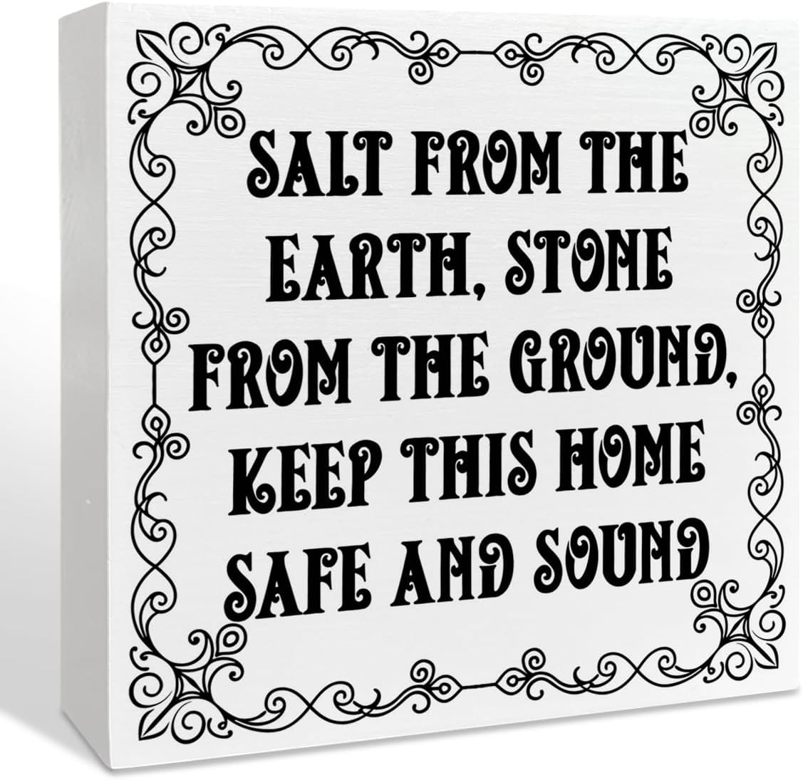 Amazon.com: Witch Desk Wooden Box Sign Decor, Witchy Witchcraft ...