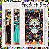 Amazon.com: 3 Pieces Halloween Day of The Dead Decorations Day of The ...