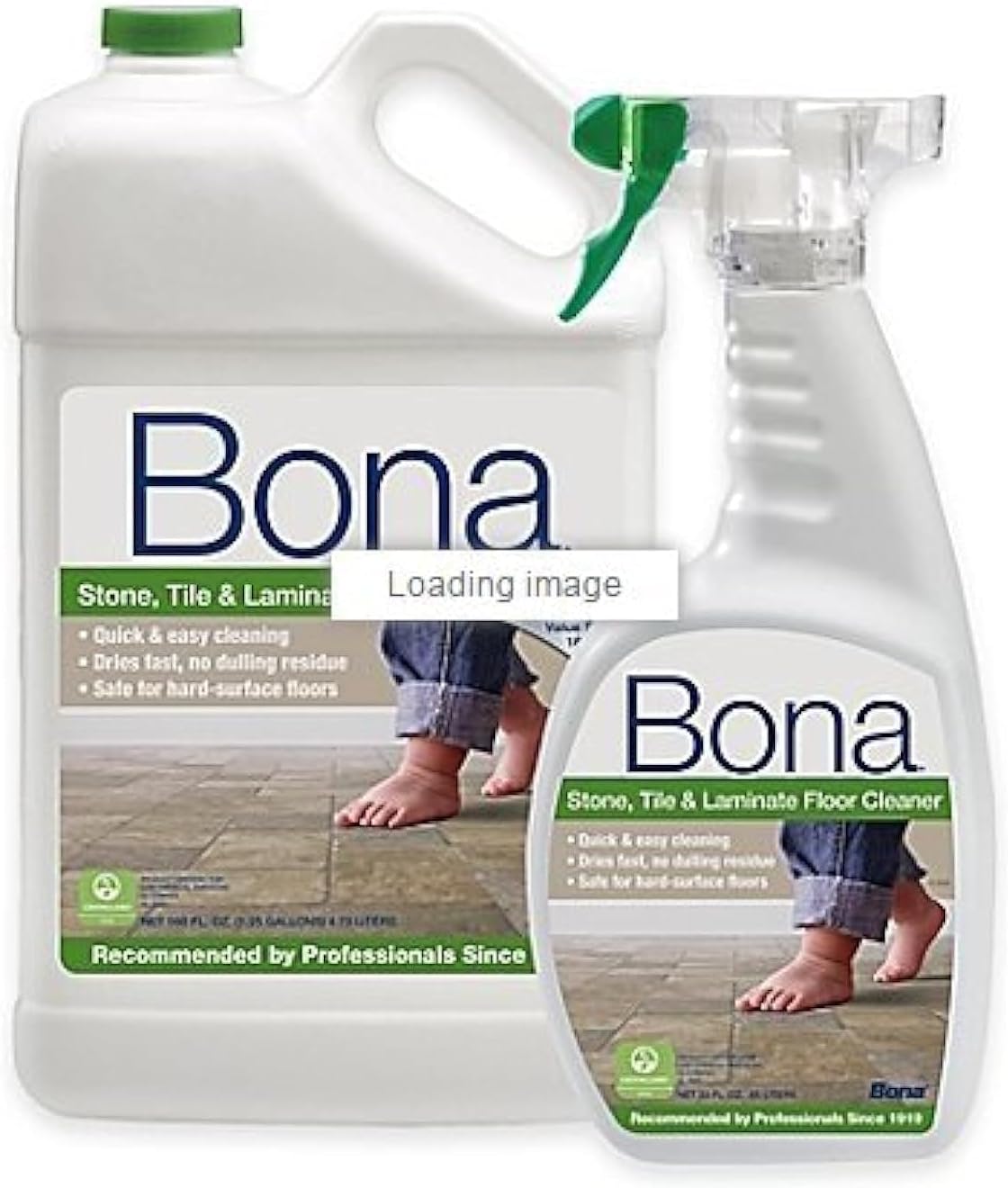 Amazon.com: Bona 160 oz. Stone, Tile, and Laminate Floor Cleaner Refill ...
