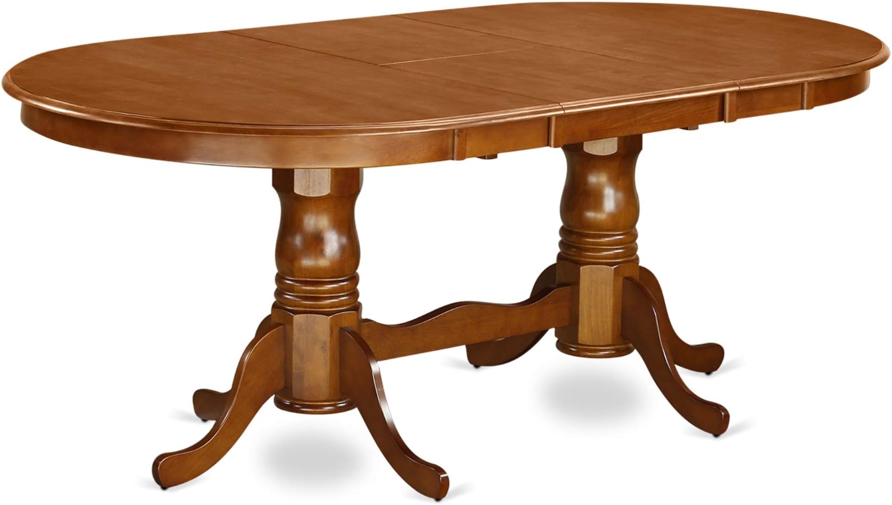 Amazon.com - Acme Dresden Double Pedestal Dining Table in Cherry Oak ...