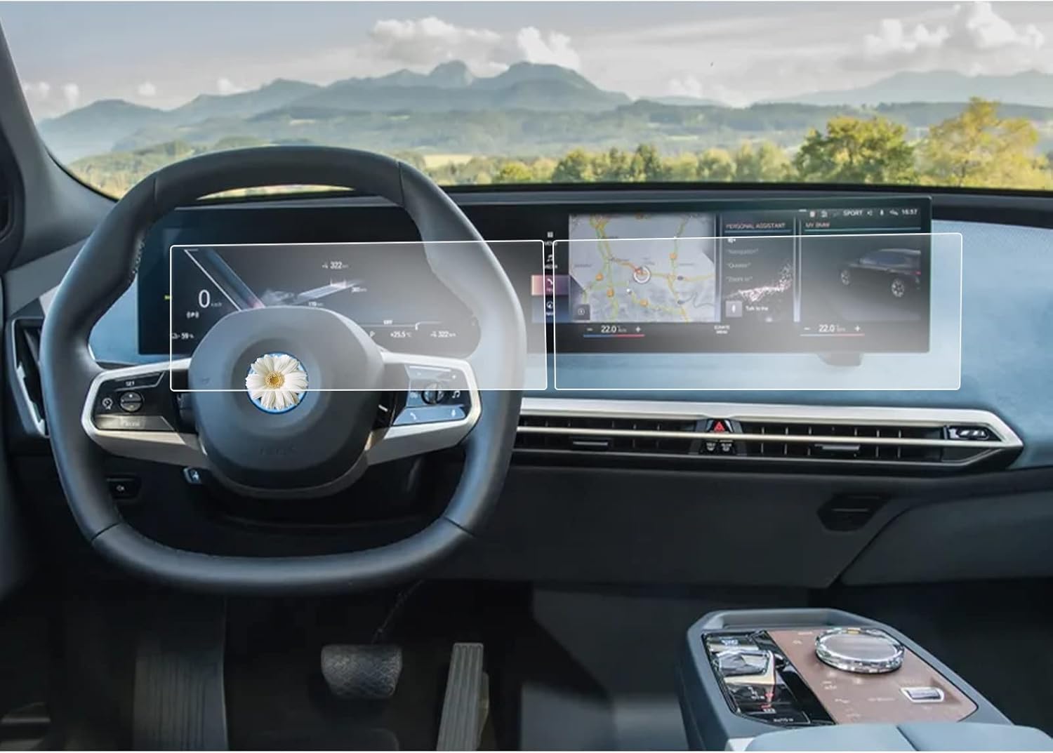 Amazon.com: BIXUAN 2022 2023 iX i3 i4 Screen Protector Design for BMW ...