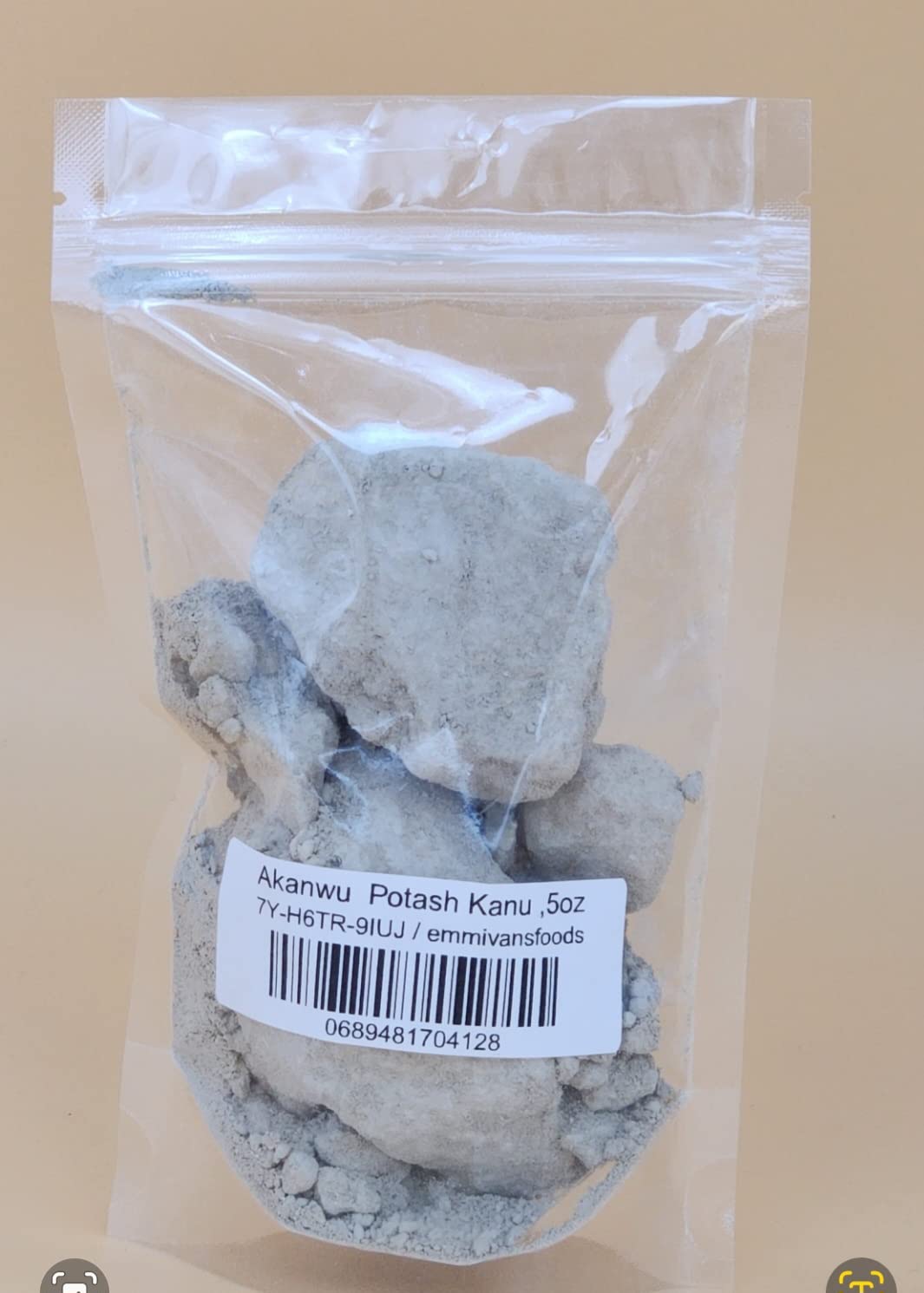 Amazon.com : Akanwu Potash African Lime Stone Kanu ,5oz : Grocery ...