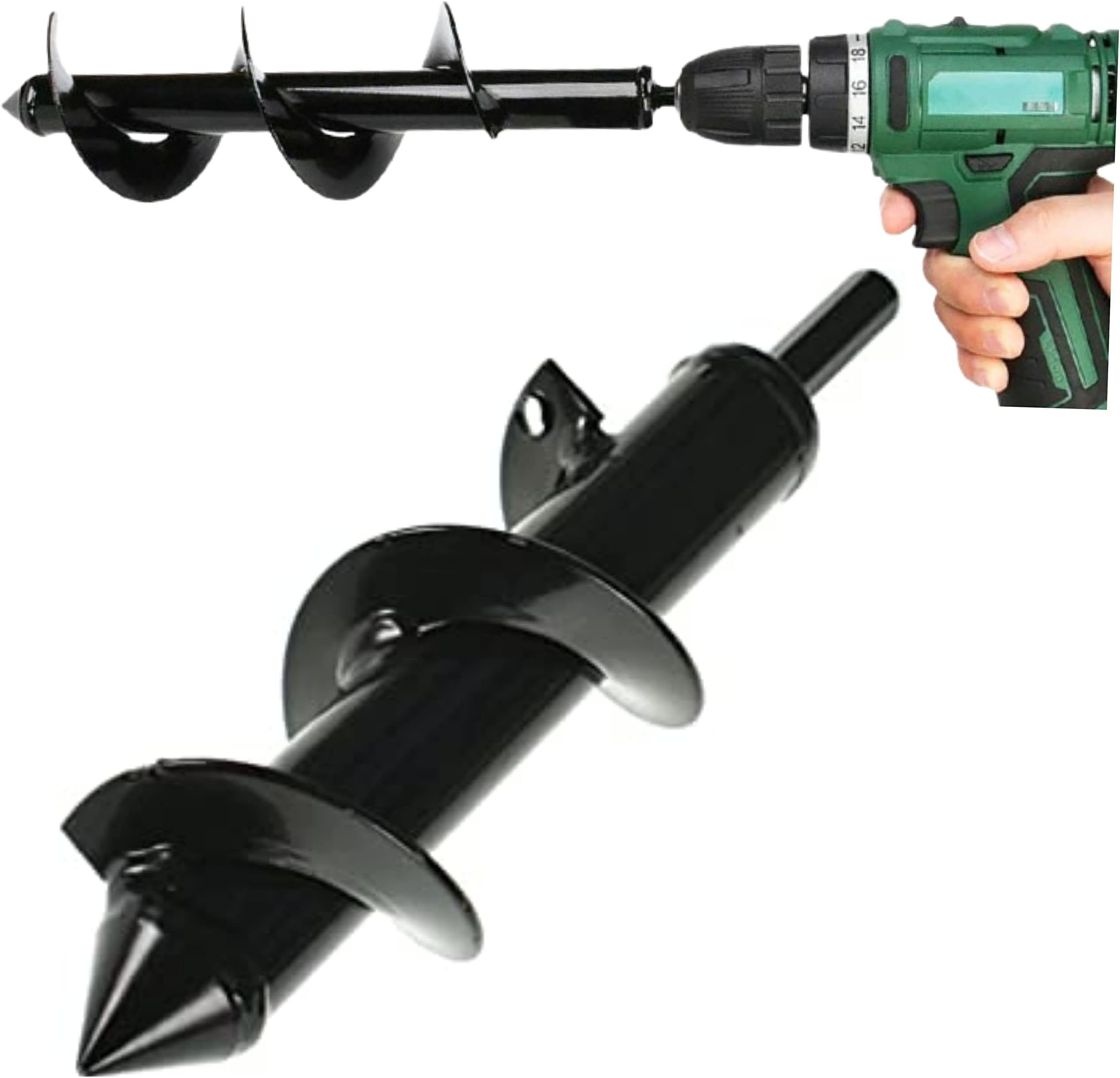 HOMDUM 80mm Earth Auger Drill Bit for Planting : Amazon.in: Garden ...