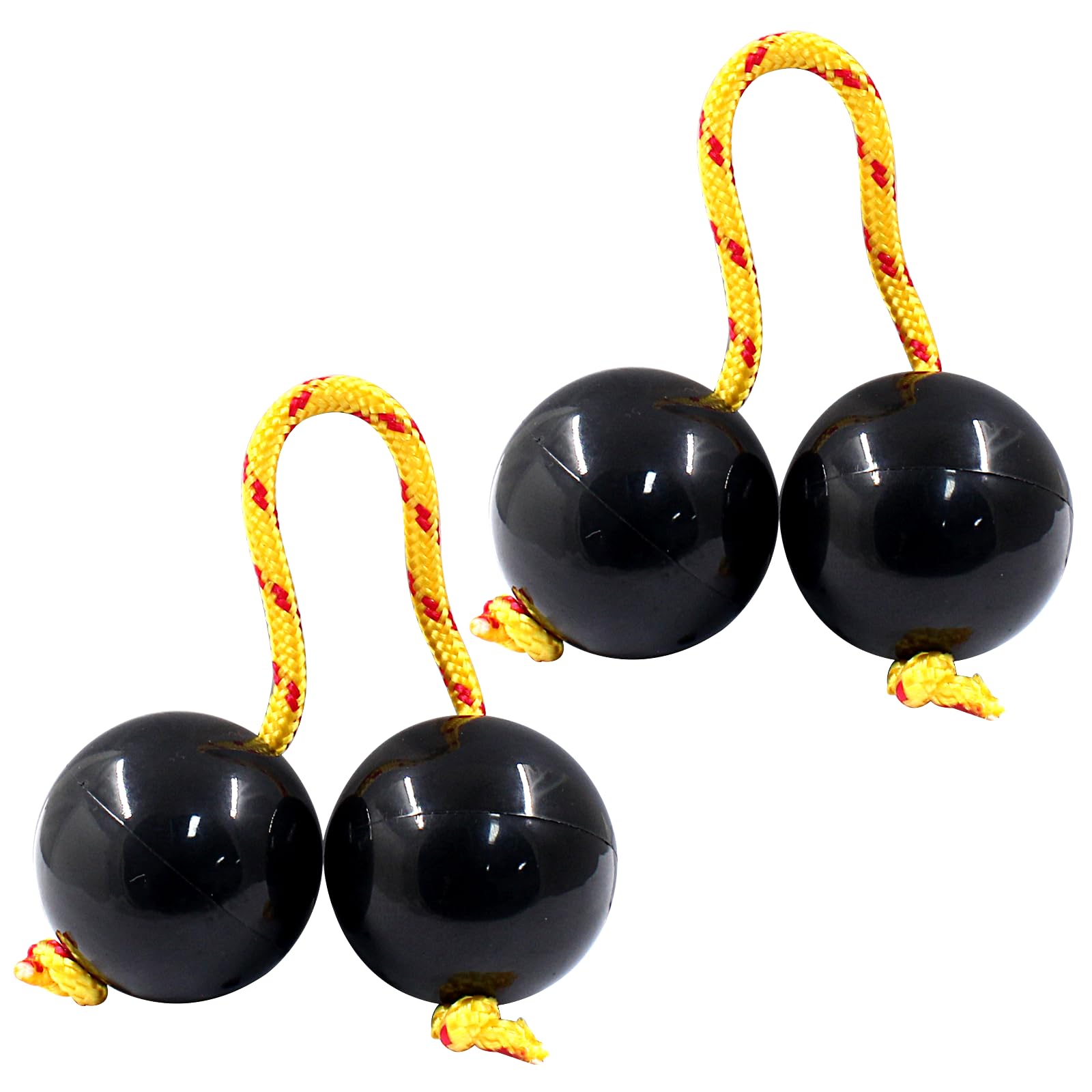 Snapklik.com : Hordion 2 Pair Aslatuas Rhythmic Ball Kashaka Shaker