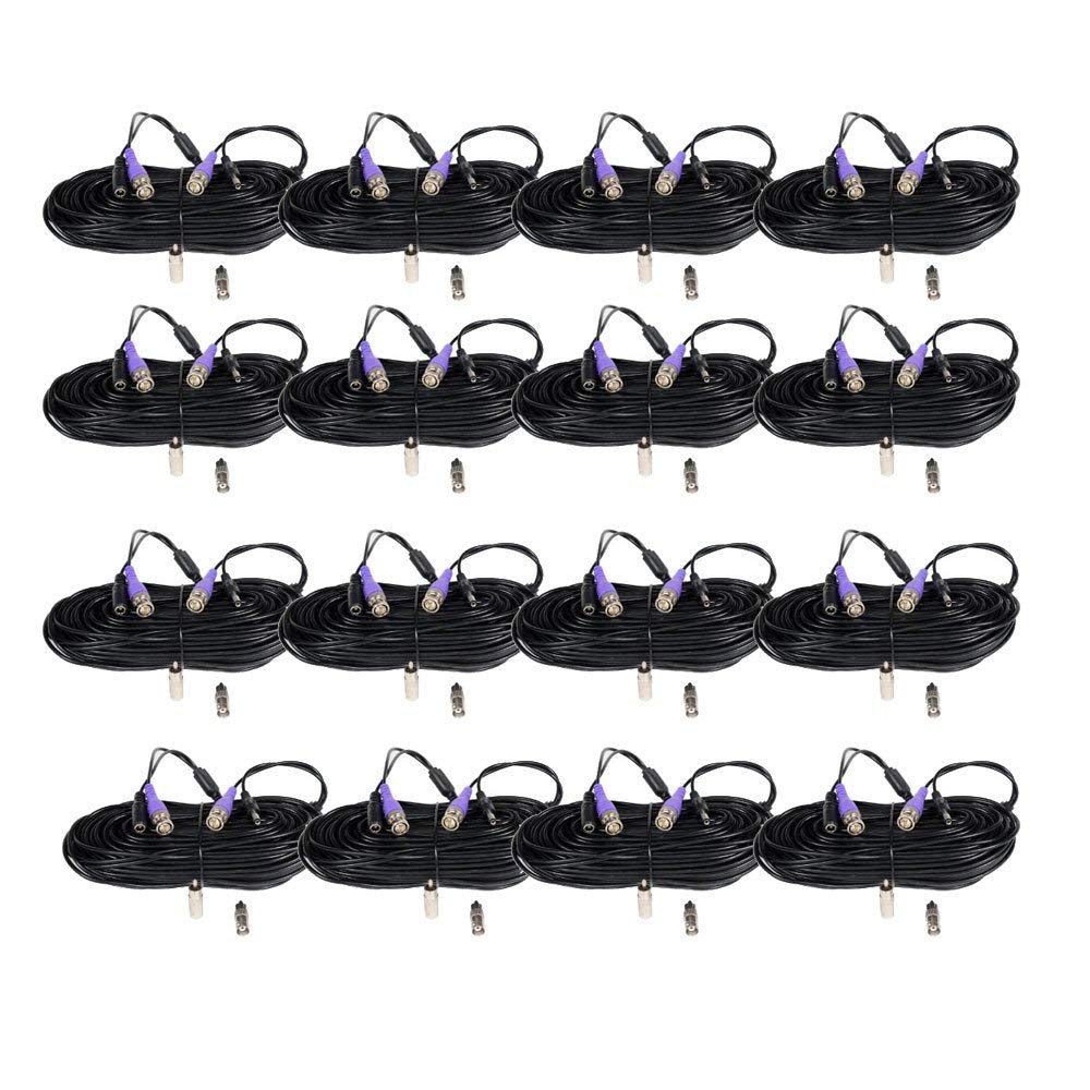 Amazon.com: VideoSecu 16 Pack 100ft HD Security Camera Video Power ...