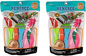 Pepperell Rexlace Cord 450 FT 2 Rings 6 Lanyard Snaps EZ Gimper Beading ...