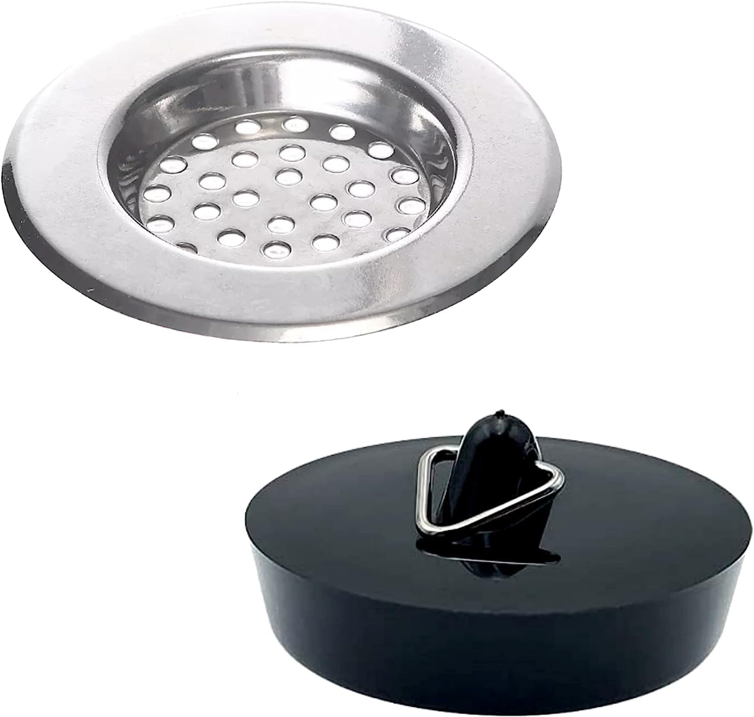 Kitchen Sink Plug Stainless Steel, Sink Plug Strainer Drain Protector ...