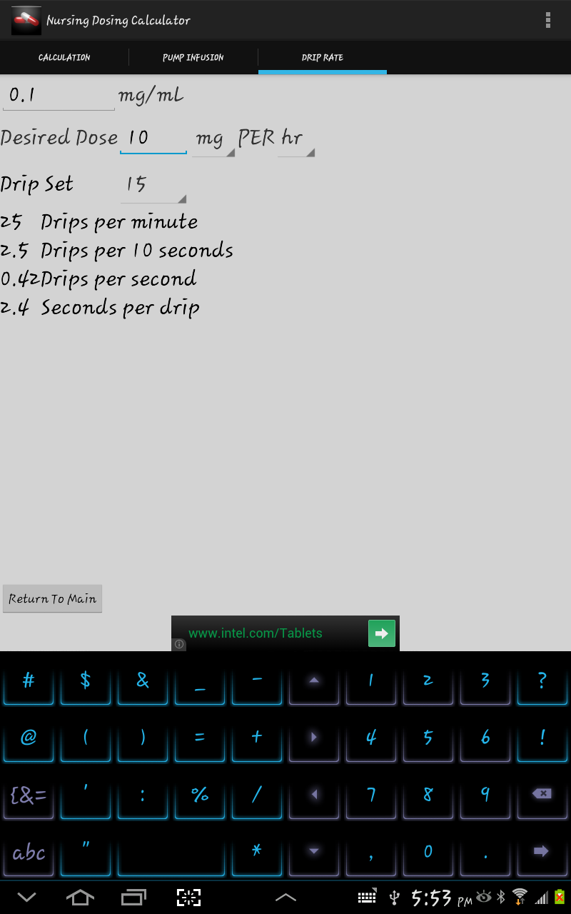 Nursing Calculator - App on Amazon Appstore