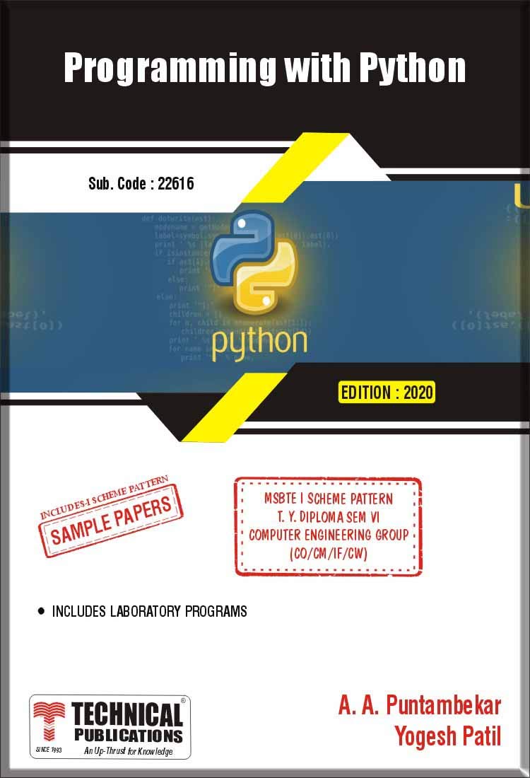 Programming With Python For Msbte I Scheme Vi Cocmifcw 22616