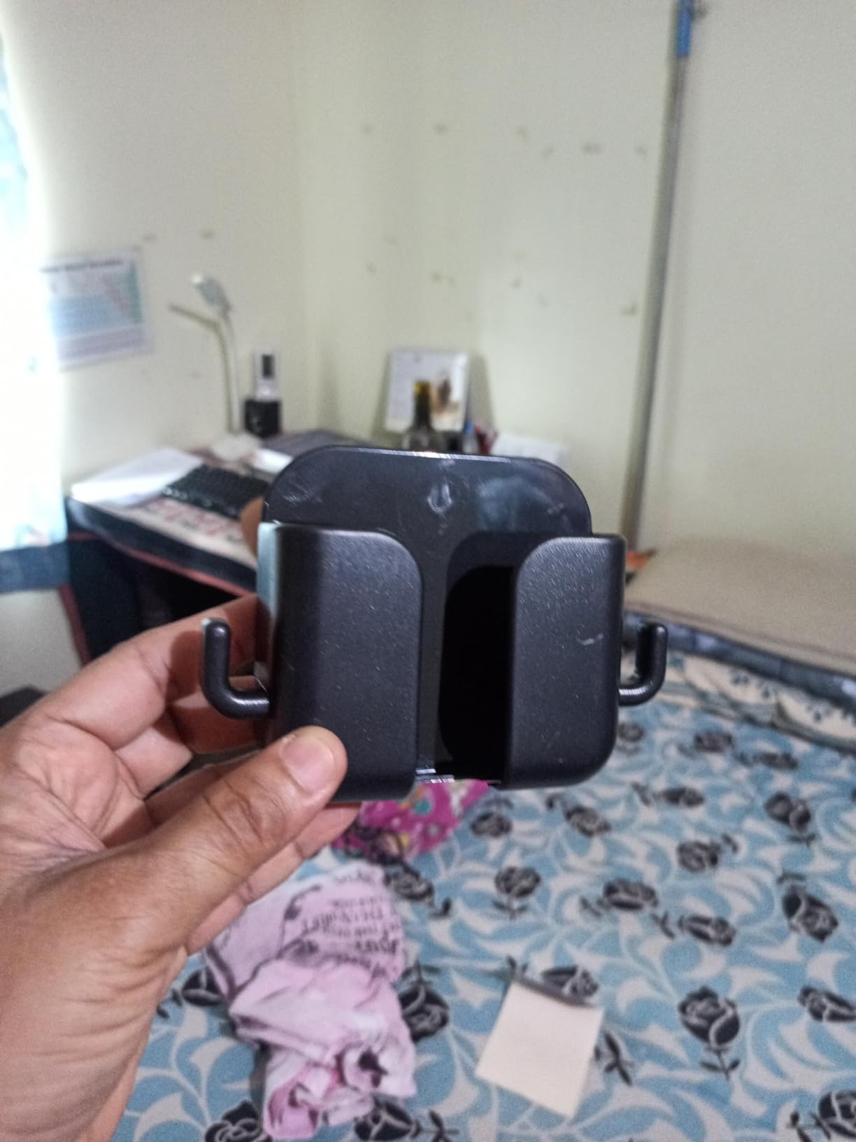 theKiteco. Wall Mounted Mobile Stand Storage Case for Remote, Wall ...