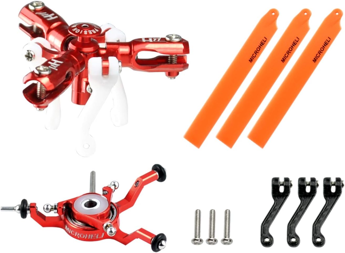 Amazon.com: MICROHELI CNC Triple Orange Blades Conversion Set (RED ...