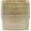 Amazon.com - Isaac Jacobs Small Glitter Storage Bin (10” x 7.5” x 4.25 ...