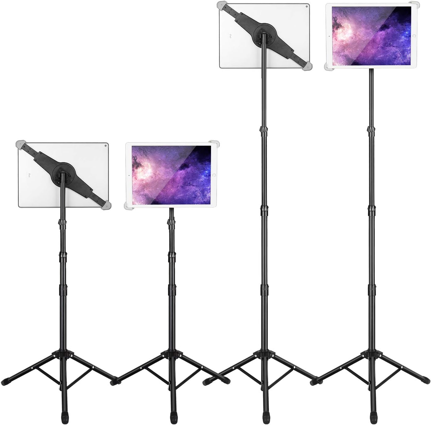 Amazon.com: elitehood Tablet Tripod Stand, 65.3 Inch Height Adjustable ...