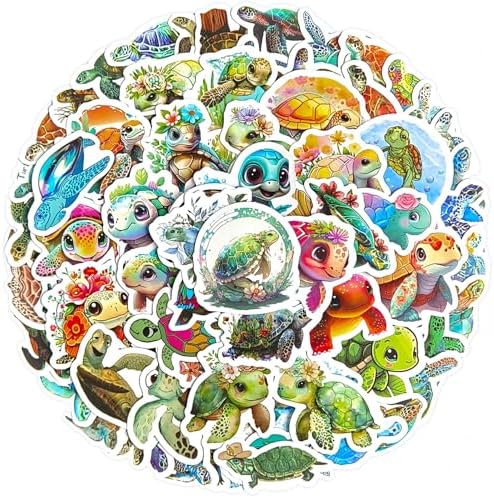 Amazon.com: Sea Turtle Stickers (500 PCS), 8 Sea Animal Graphic Cartoon ...