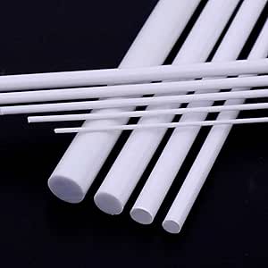 Amazon.com: COYOUCO 2Pcs White Plastic Rods, Dia 2/2.5/3/4/5Mm Length ...