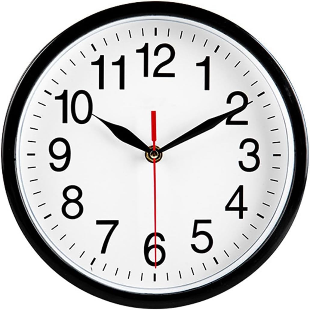 Libcflcc Large Number Wall Clock Quartz Durable with Silent Sweep ...