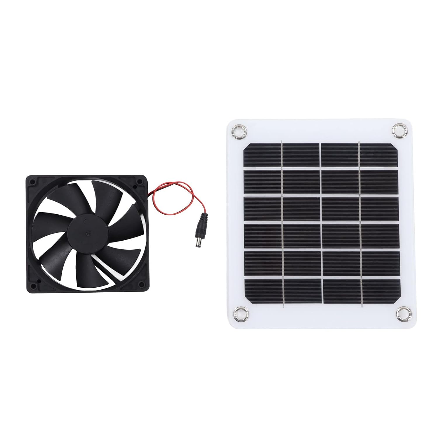 Amazon.com: Solar Powered Ventilator, Impact Resistance 5V 10W Solar ...