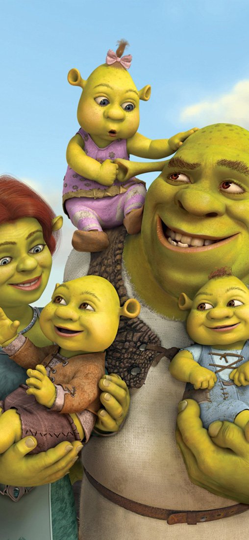 Shrek And Fiona Kids