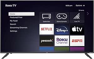 Amazon.com: JVC 55-Inch 4K UHD LED Roku Smart TV with HDR10, Voice ...