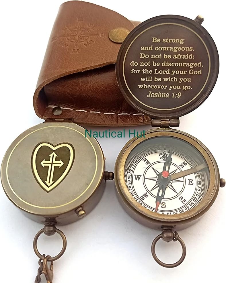Amazon.com : Be Strong and Courageous for The Lord Engraved Brass ...