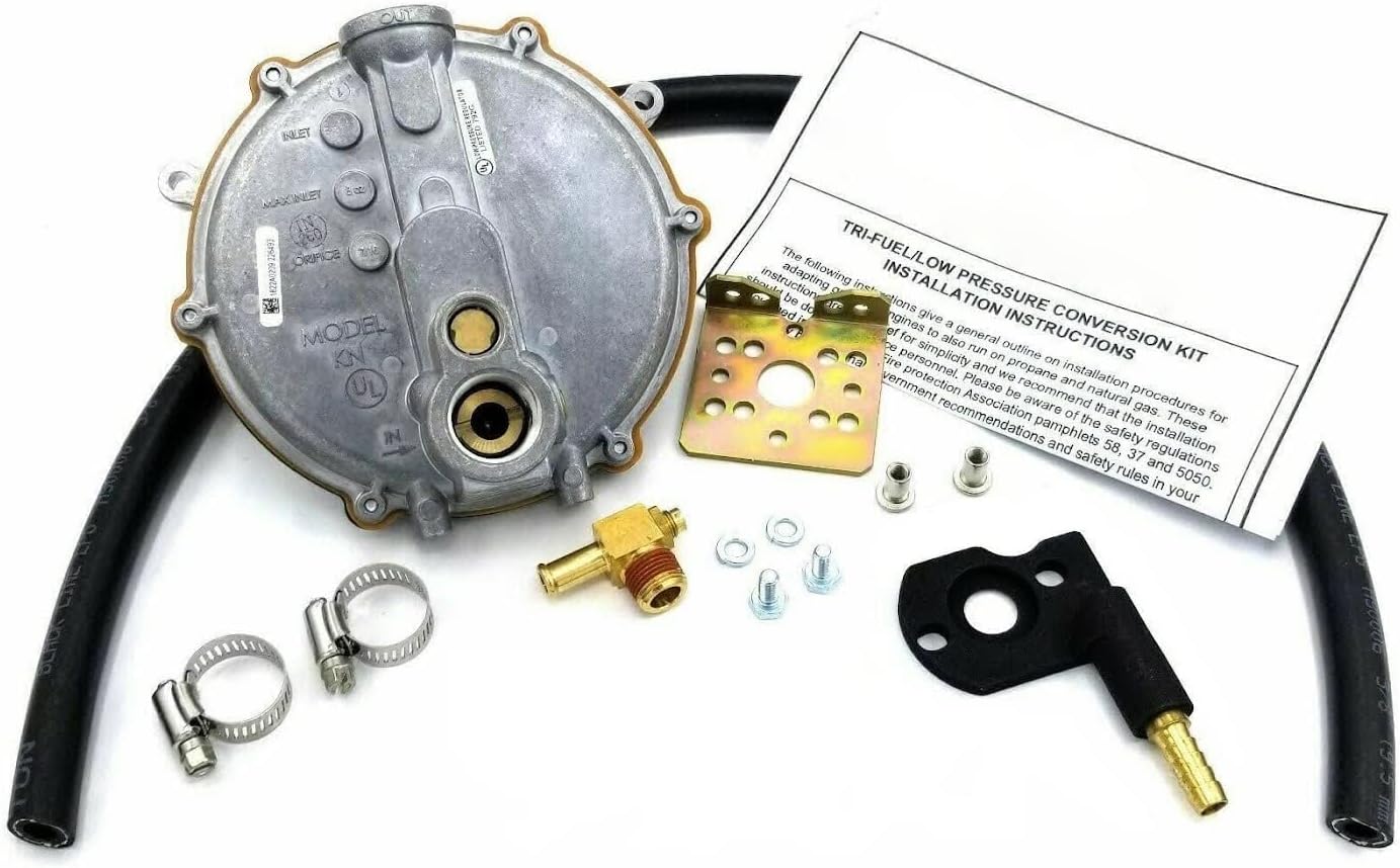 Amazon.com : Nature Gas Propane Tri Fuel Conversion Carburetor Kit For ...