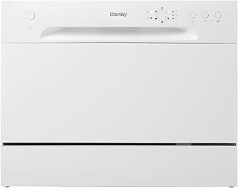 Amazon.com: Danby DDW621WDB Countertop Dishwasher with 6 Place Settings ...