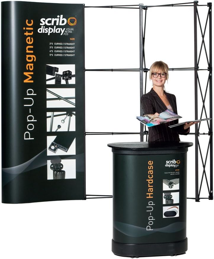 192 cm breit Magnetic Pop-up-Banner - Tragbare Pop-up-Display-Ständer ...