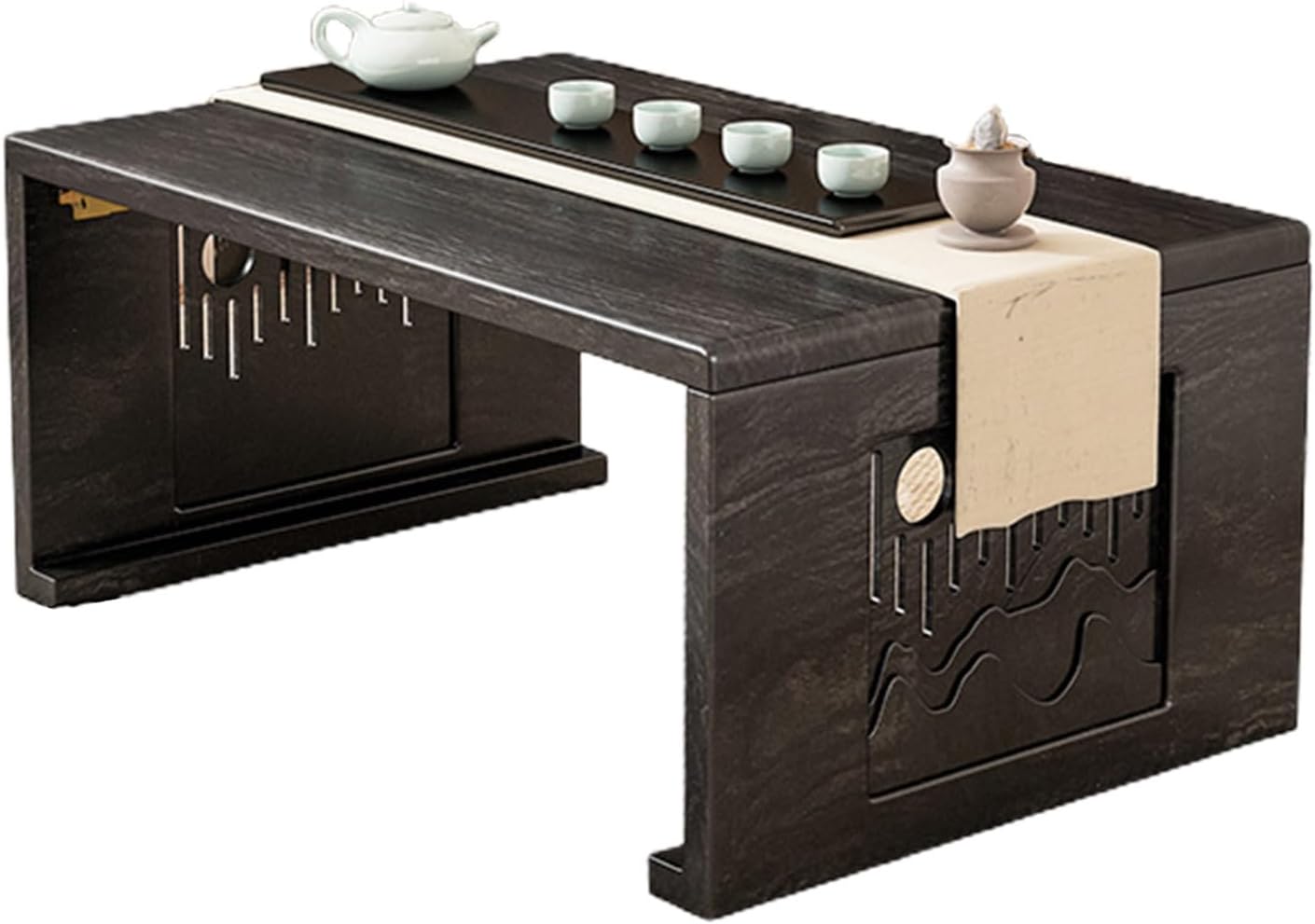 Japanese Floor Tea Table Floor Sitting Table Foldable Japanese Coffee ...