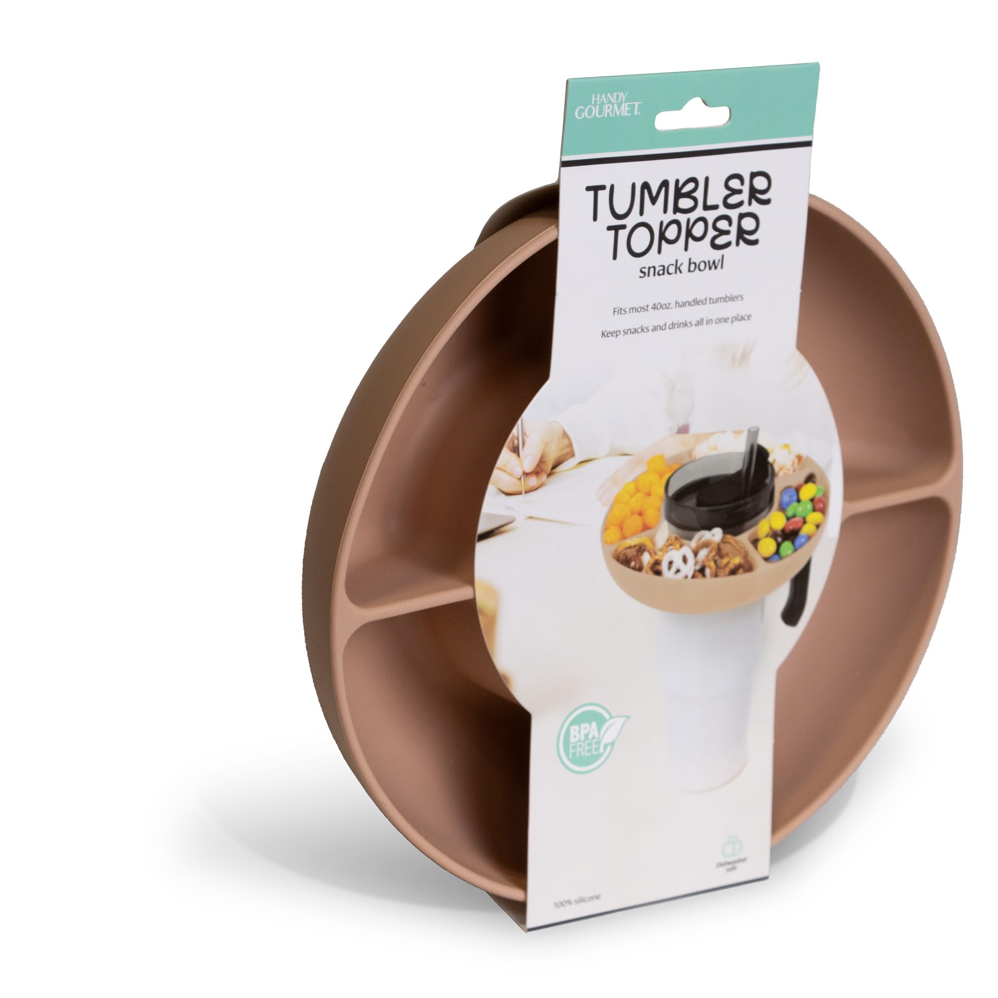 Amazon.com | Handy Gourmet Tumbler Topper Snack Tray: Serving Trays