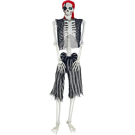 Amazon.com: JOYIN 2PCS 16" Scary Pirate Halloween Decorations Halloween ...