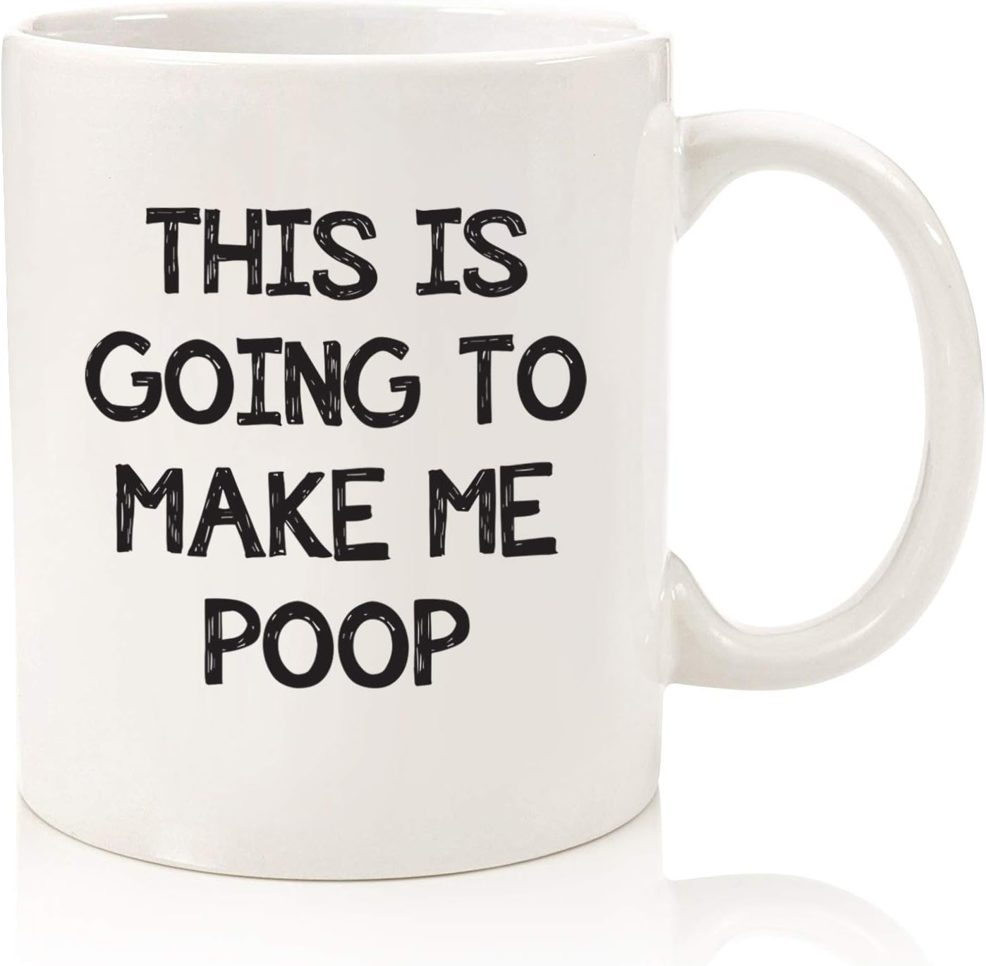 Amazon.com: AW Fashions Shh.. Nevermind, Time to Poop Mug - Funny Poop ...