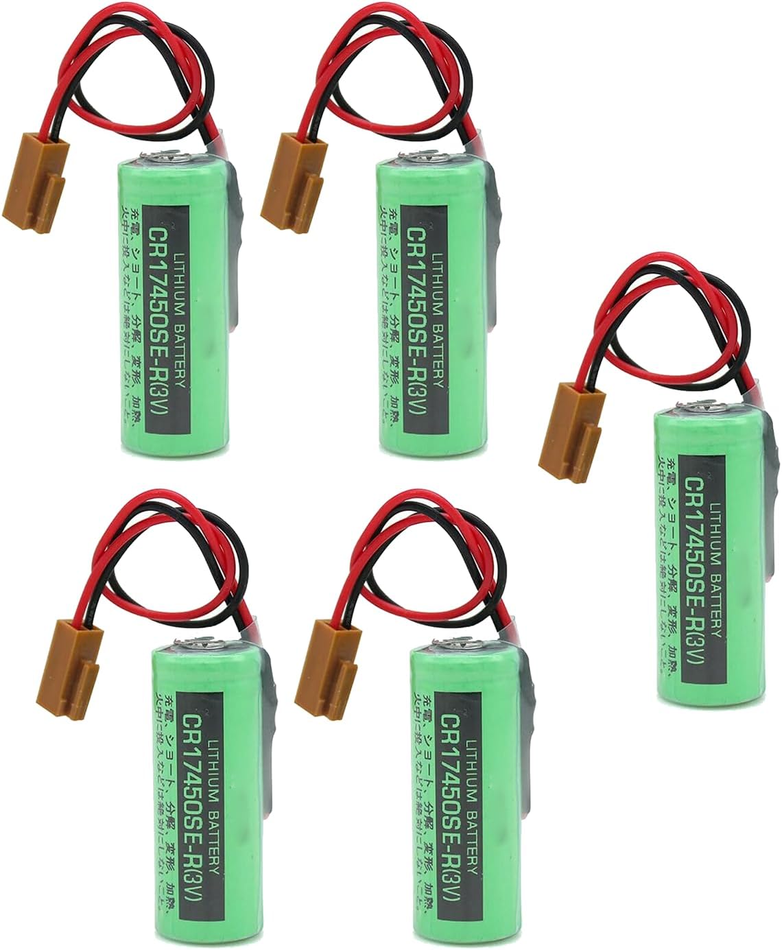 Amazon | （5個入り）CR17450SE-R 3V 2500mAh PLC リチウム電池 適用される for A02B-0200 ...
