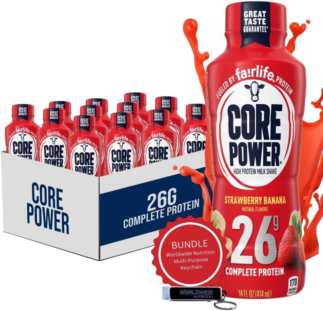 Amazon.com: Worldwide Nutrition Bundle: Core Power Fairlife 26g Protein ...