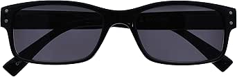 OPULIZE Mens Large Black Reading Sunglasses UV400 Designer Style Spring ...