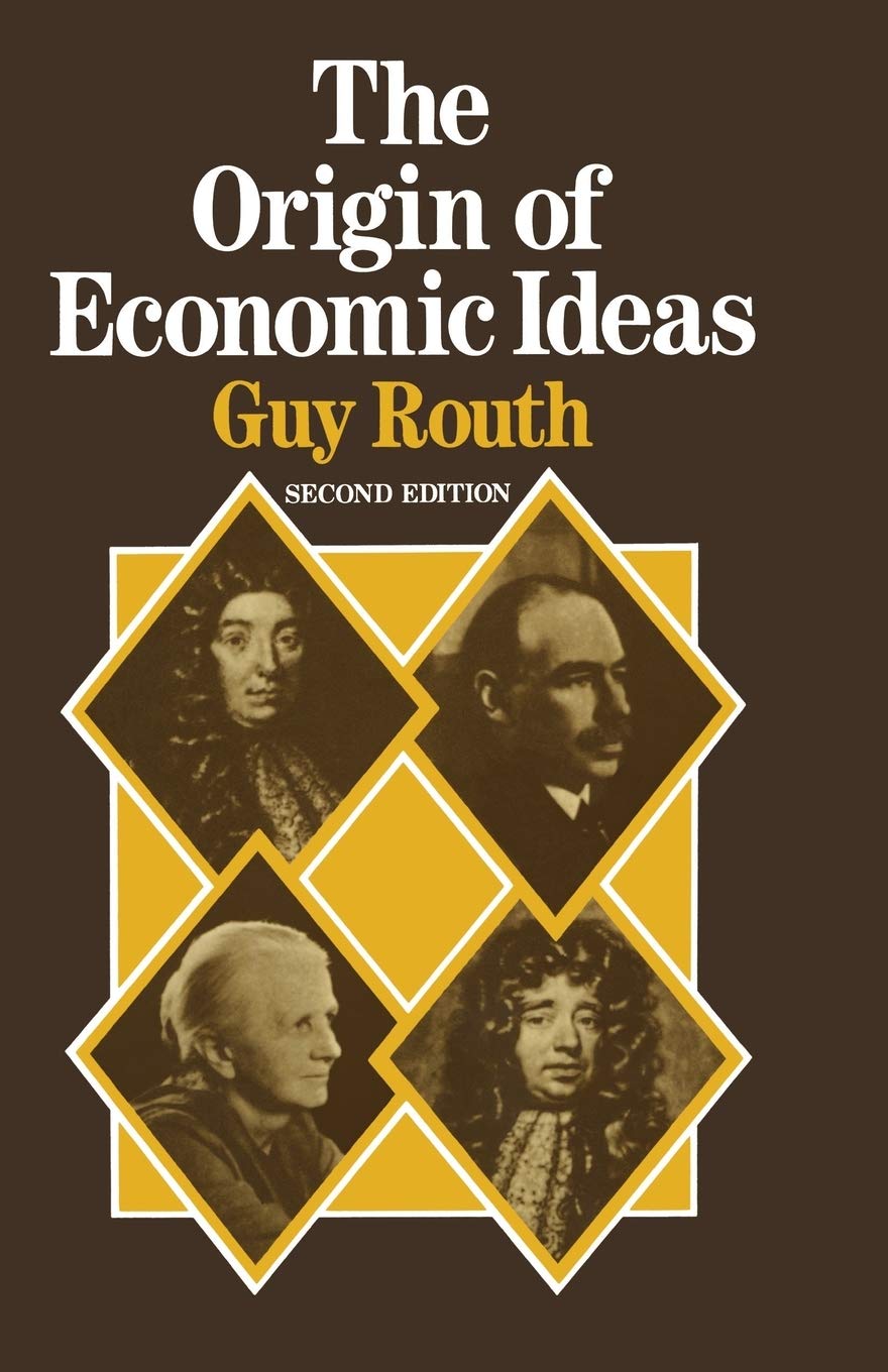 The Origin of Economic Ideas: 9780333443255: Economics Books @ Amazon.com