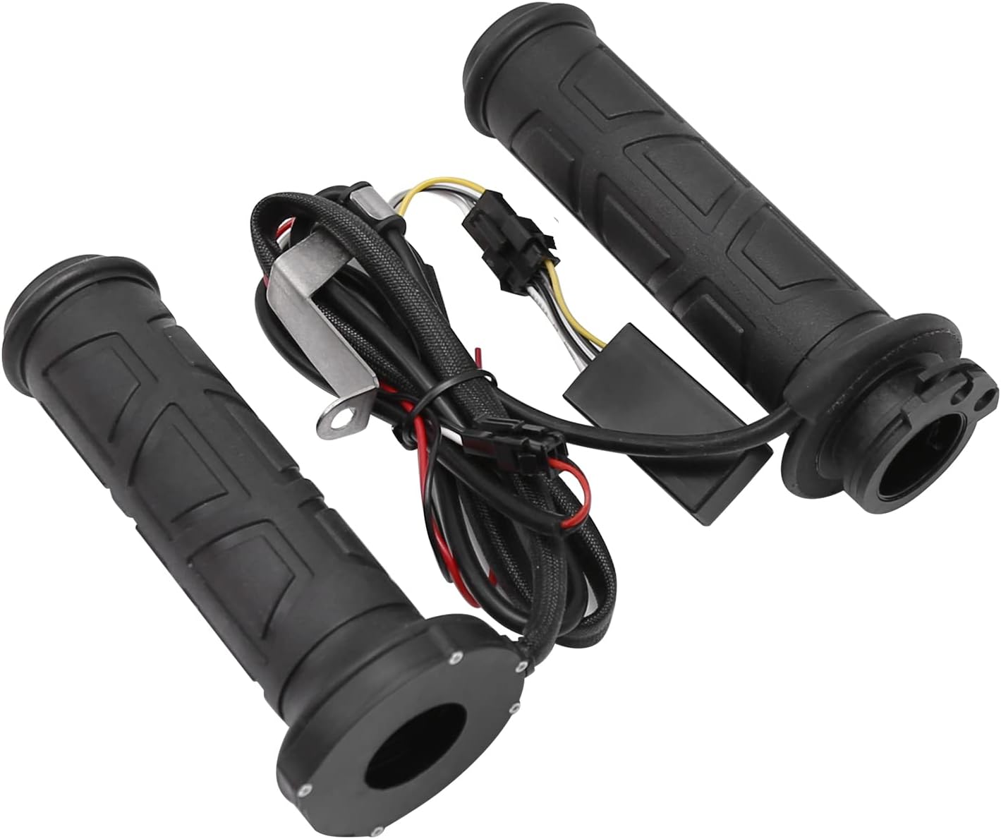 1 Pair 7/8" Motorcycle Electric Hot Heated Warm Handlebar Grips 22mm ...