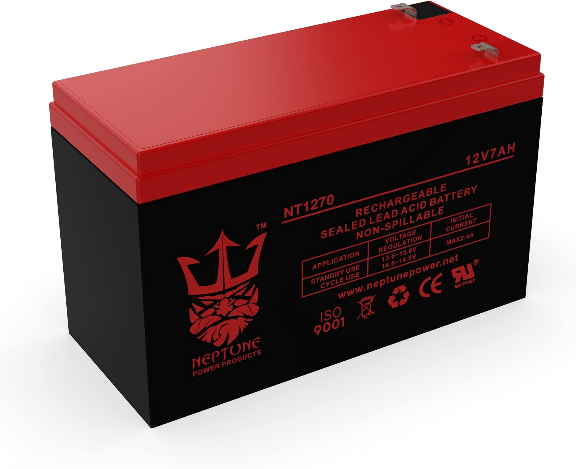 Amazon.com: Powersonic 12V 7AH UPS Battery Replaces Vision CP1270 F2 CP ...