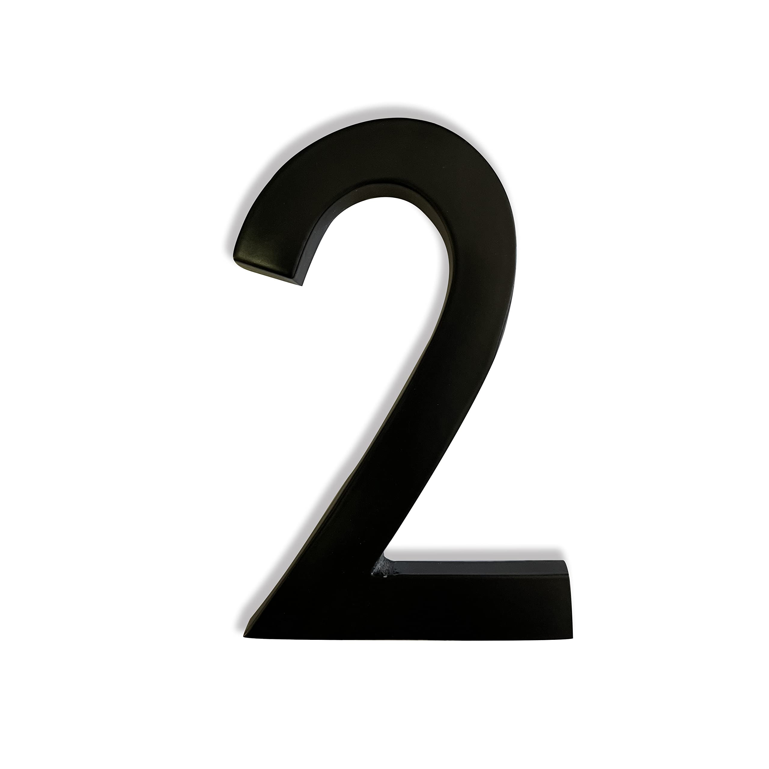 Snapklik.com : NACH Magnetic House Numbers, 4 Inch Aluminum Black House ...
