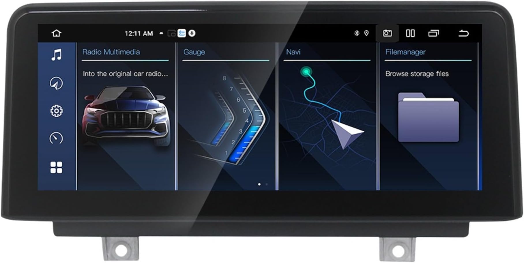 Amazon.co.jp: BMW 1 F20 F21 2 F22 F23 F45 用互換品 Android 12 アンドロイドモニター ナビ ...